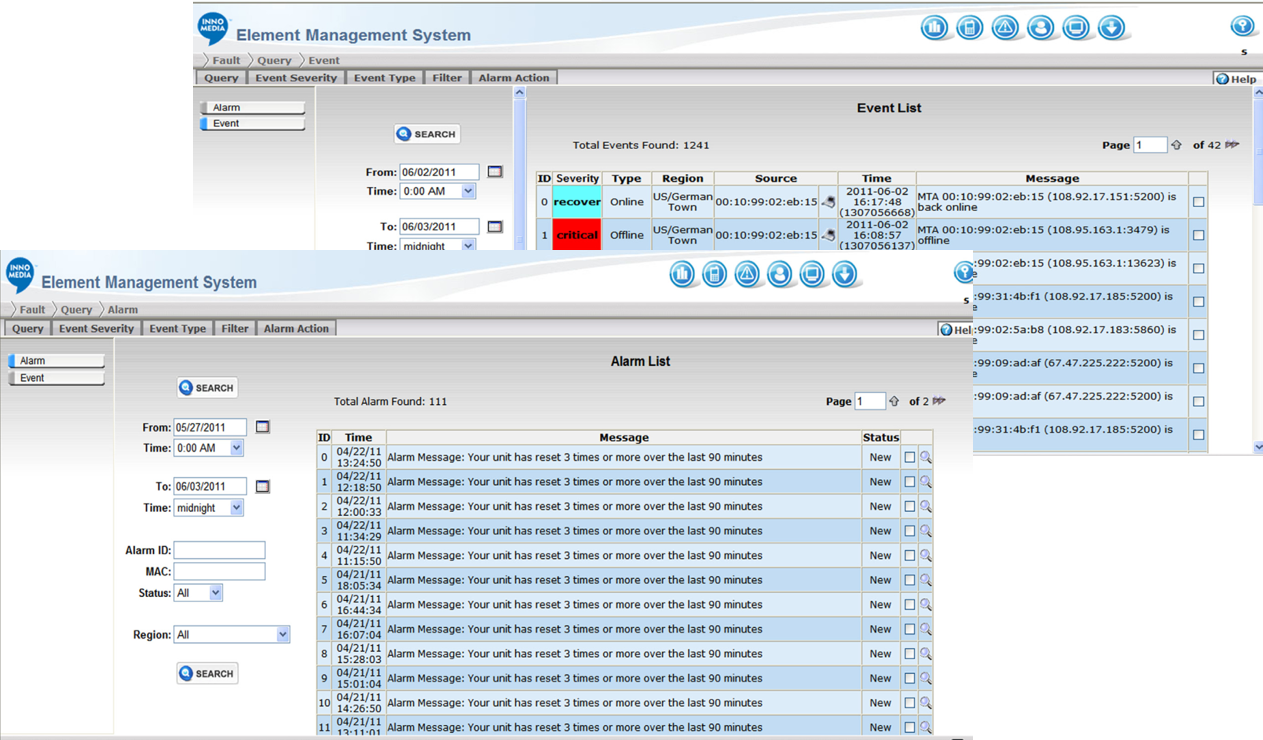 Element Management System | InnoMedia